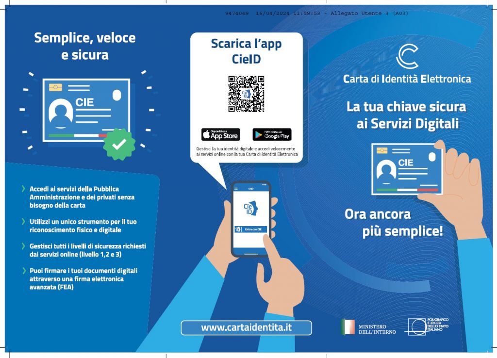 Electronic Identity Card (CIE) – Ambasciata d'Italia Beirut